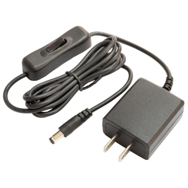 Kaito Denshi(海渡電子) ACアダプター [PSE適合品] 24V 500mA 12W センタープラス プラグ 外径5.5mm 内径2.1mm 汎用 スイッチ付き 電源 DC 直流 給電 充電 RoHS
