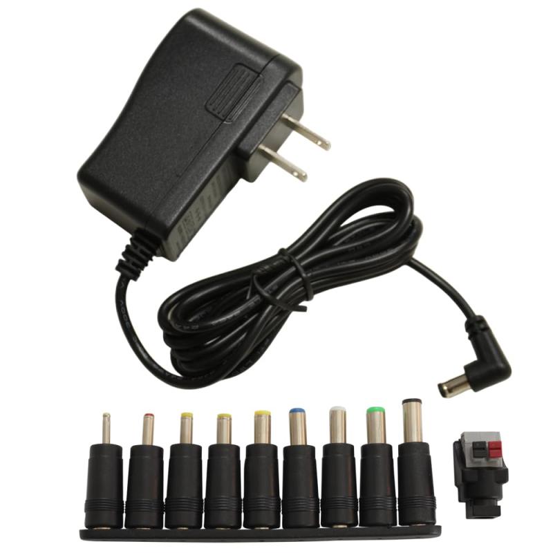 Kaito Denshi(海渡電子) ACアダプター【PSE適合品】変換10種セット 12V 1.25A 15W スイッチング電源 DC 直流 小型 L字プラグ RoHS