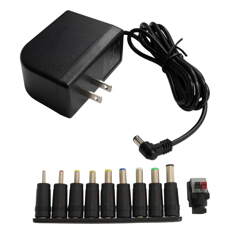 Kaito Denshi(海渡電子) ACアダプター【PSE適合品】24V 1A 24W センタープラス プラグ L字 外径5.5mm 内径2.1mm 汎用 スイッチング式 電源 DC 直流 給電 充電 RoHS 変換 10種セット