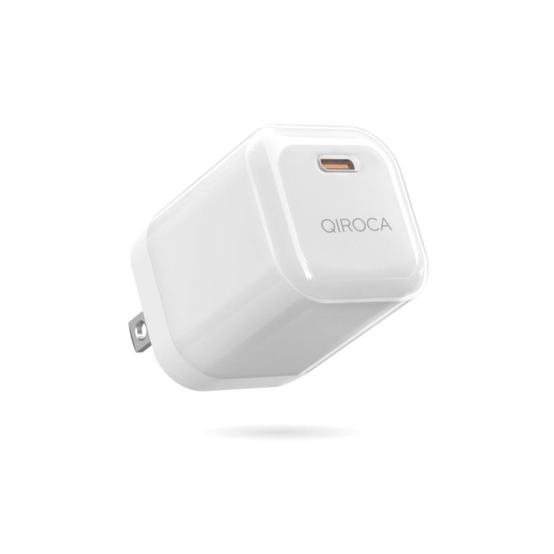 QIROCA 45W Type-C急速充電器 PD対応 小型ACアダプタ ノートPC対応・最大出力：45W（USB Type-C） ・対応規格：USB Power Delivery（PD） ・用途：ノートPC、タブレット、スマートフォン ・...