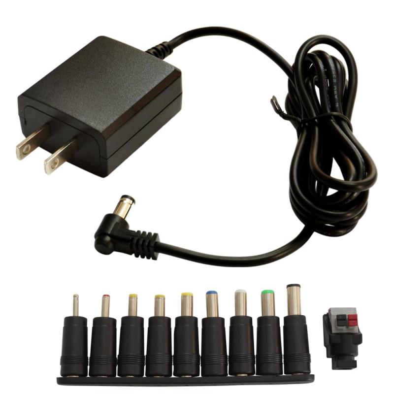 Kaito Denshi(海渡電子) ACアダプター [PSE適合品] 12V 500mA 6W センタープラス L字プラグ 外径5.5mm 内径2.1mm 汎用 電源 DC 直流 給電 充電 RoHS 10種セット