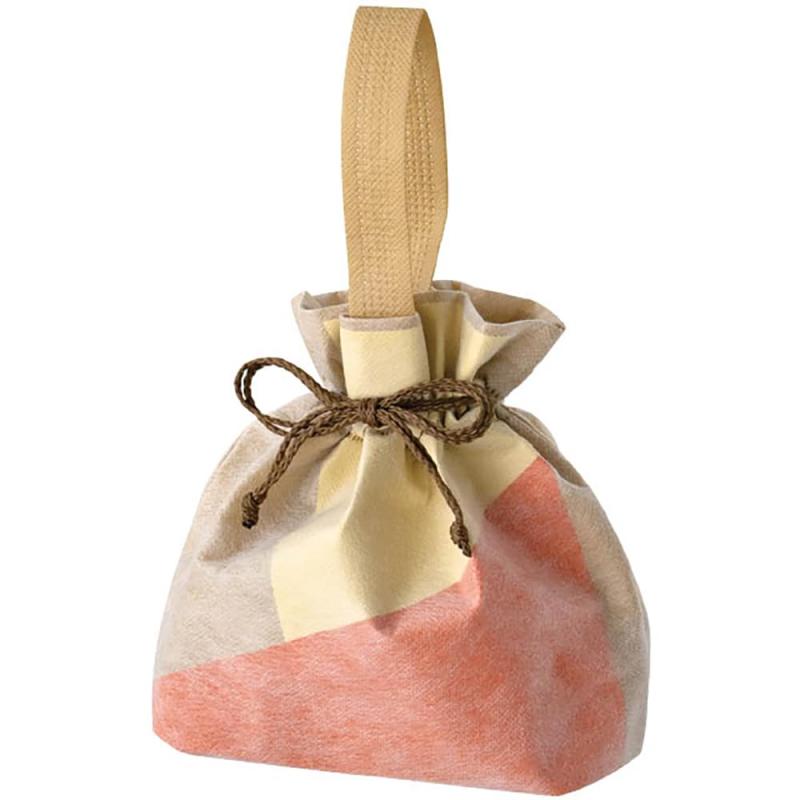 ヘッズ 巾着袋 23×10×20cm 20枚 和風 不織布 ギフトバッグ HEADS