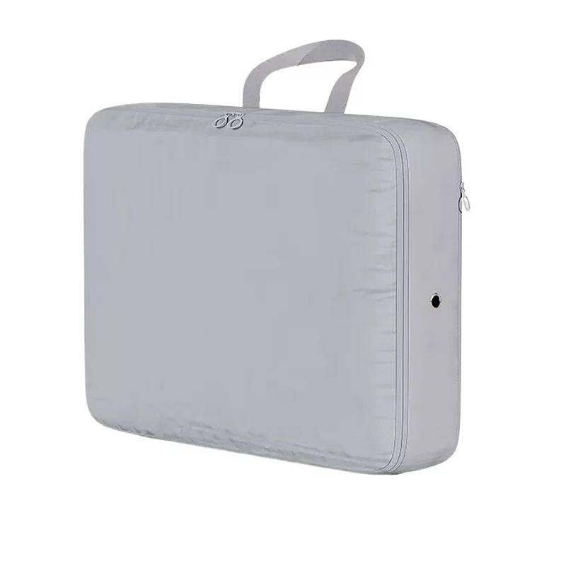 VEVE&amp;MIKI 圧縮袋 圧縮ポーチ 圧縮バッグ圧縮ボックス 布団収納ケース 衣類圧縮 羽毛布団収納袋 ふとん 折りたたみ式 大きいボックス 大容量 防水 一体型 ぬいぐるみ 季節転換 省スペース 【ファスナーを閉めるだけで簡単圧...