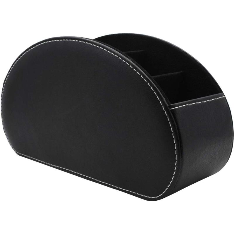 E-Goal リモコンラック 多機能収納ボックス PUボックス 卓上小物材質：高品質PUとフランネルライニングサイズ:幅21.5×奥行7×高さ11.5cm　本体重量：約240g手触り良い:高級PU調で、柔らかくて手触りがよくて、とげ感が全く...