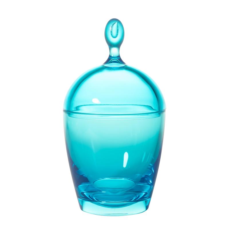 アイコレクション 透明 小物入れ つまようじ お菓子 日本製 蓋付 小物 収納ケース おしゃれ かわいい コットン 綿棒 丸いケース 持ち手付き Storage case ギフト プレゼント 祝いAi collection 石川