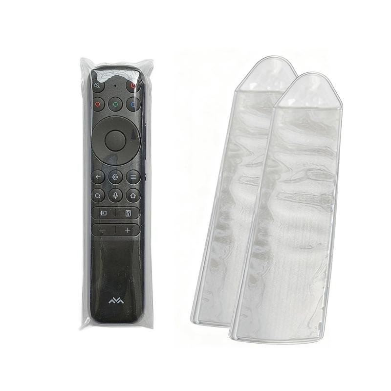 リモコンカバーEVA透明5PCセット保護ケースTVリモコンラップ多種機能対応幅8cm長28cm 埃 汚れ等を防ぐ文字かすれを防ぐ着脱楽々Lサイズ テレビ・DVDなどのリモコンに対応 [並行輸入品]【豊富なサイズ展開で様々なリモコンに対応】 ...