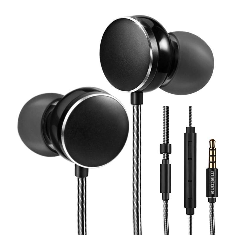 MIATONE 有線 イヤホン 寝ホン 睡眠用 超小型 超軽量 カナル型 ソフトシリコン 快適装着 マイク付き iPhone/Android対応 3.5mmジャツ（ブラック）寝ホン専用設計 &amp; ASMR対応：耳にしっかりフィットする...