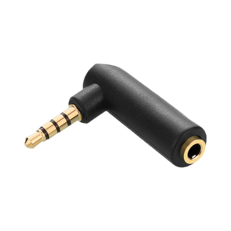 L型3.5 mmステレオミニプラグ角度変換コネクタL型変換コネクタ90度ミニプラグイヤホン接続4極3.5 mm【製品規格】：製品サイズは約5*3*2 cm、製品重量は約10 g。【良質な音】音質がクリアでノイズがありません。忠実な設計により...