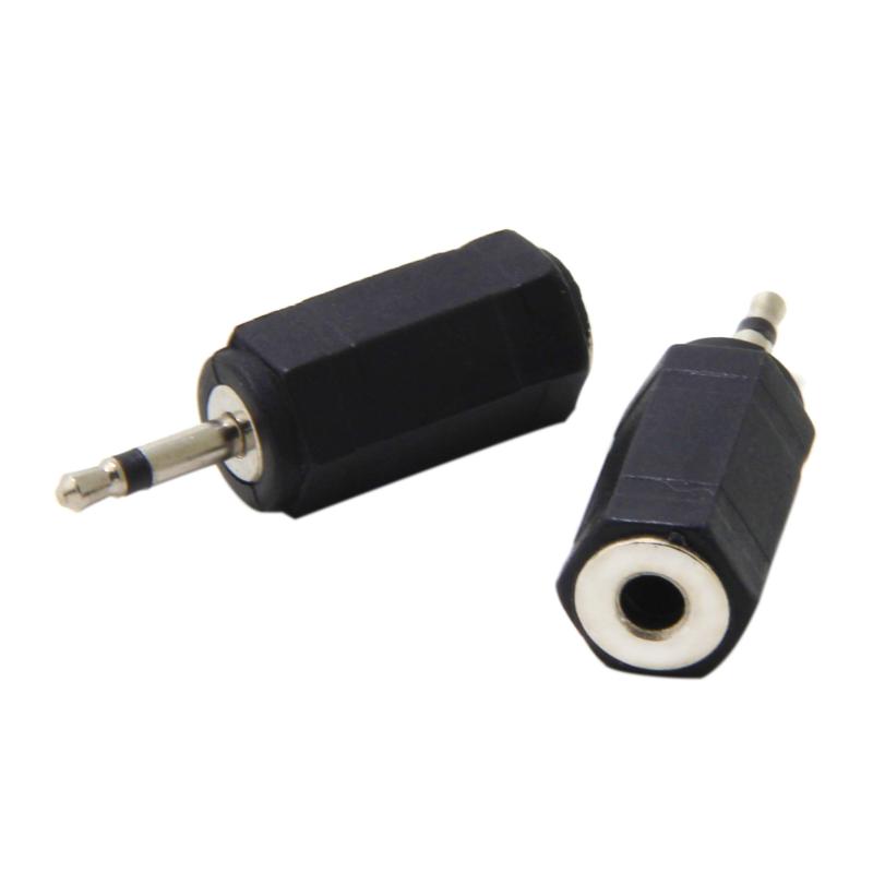 Ancable 2.5mm 3.5mm 変換プラグ 2個 2.5mmモノラル超ミニプラグオス-3.5mmモノラルミニジャックメス 変換アダプタコネクタリングモノアダプター1個、2.5mmプラグから3.5mmジャック。 注意:購入前に、適応す...