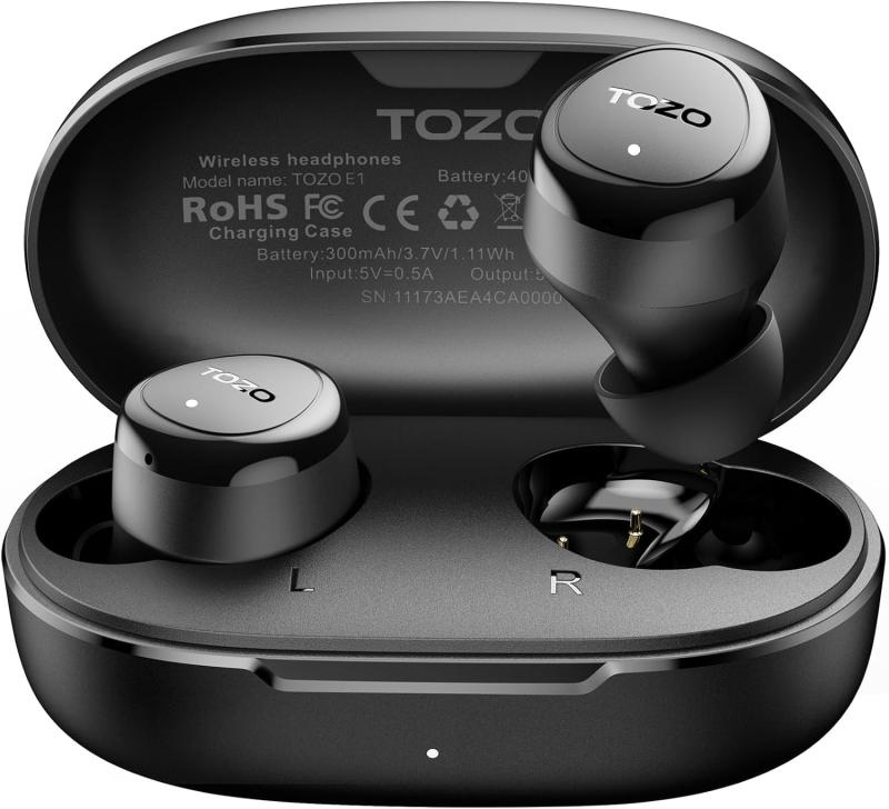 TOZO E1 ワイヤレスイヤホンワイヤレスイヤホン