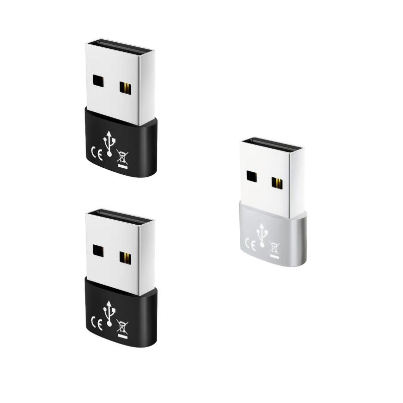 FsGrg Type-c 変換アダプタ【3個セット】usb 変換 Type C(メス) to USB2.0(オス) 高速伝送 急速充電 データ転送 便利 OTG対応 スマホ/パソコンなどに対応【広範な互換性】：このUSB-CメスからUSB-...