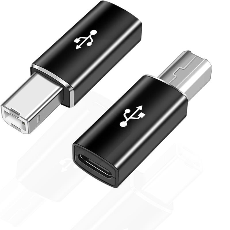 LUYING Type-CからType-B MIDI変換USB C USB B変換アダプタUSB 2.0標準転送レート480 Mbps MIDI変換アダプター PCアダプタ変換プラグ変換アダプタCtoB CtoMIDIMIDIキーボード、デ...