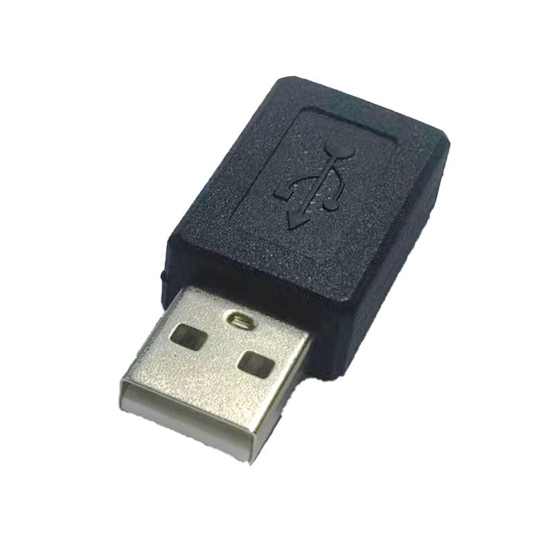 BRIIKPP USBメスアダプタ変換コネクタ（Aオス/mini-Bメス）黒いUSB2.0変換アダプタは、耐久性のあるPVC素材で作られており、データ転送と充電機能を備えており、スマートフォンのタブレット、ノートパソコンなど、さまざまな機器...