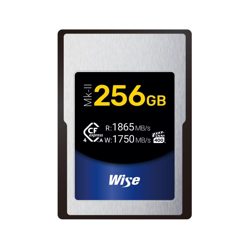 Wise CFexpress 4.0 Type A カード 256GBソニー製ハイエンド・デジタル一眼カメラやプロフェッショナルカムコーダーでの撮影用・データ蓄積用として各種コンピュータ機器用ストレージメディアとして