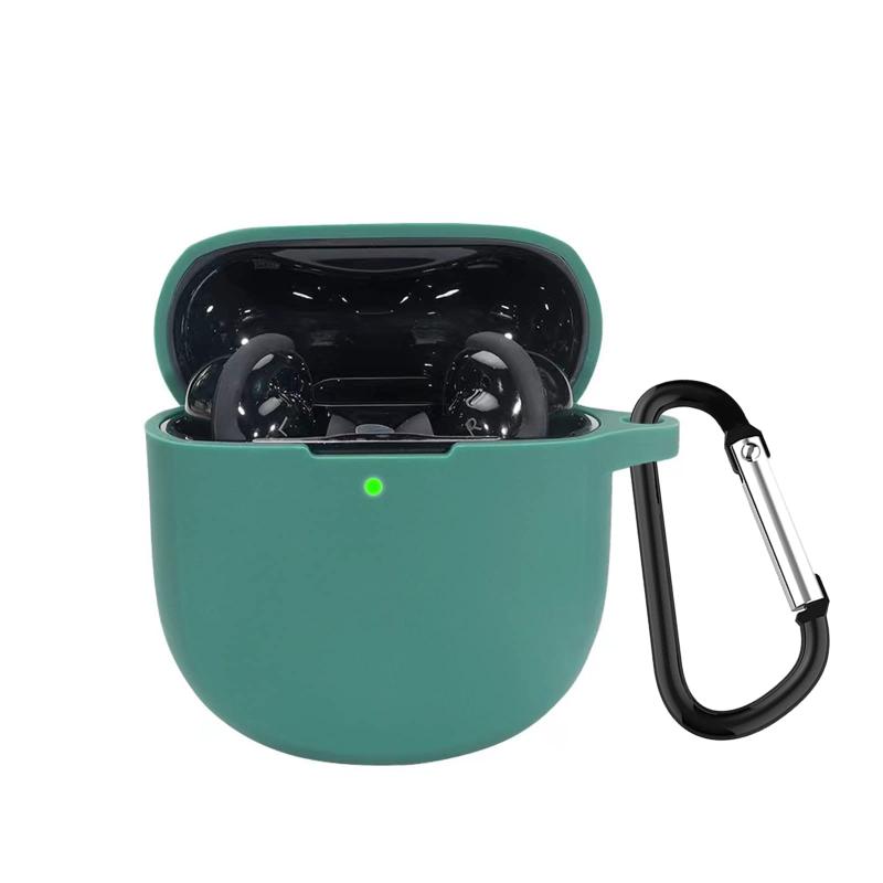 「2023改良モデル」KANOYO Bose QuietComfort Ultra Earbuds ケース カバー 保護カバー ワイヤレス充電対応 シリコンカバー 耐衝撃 防塵 軽量 カラビナ付き 紛失防止 QuietComfort Ult...