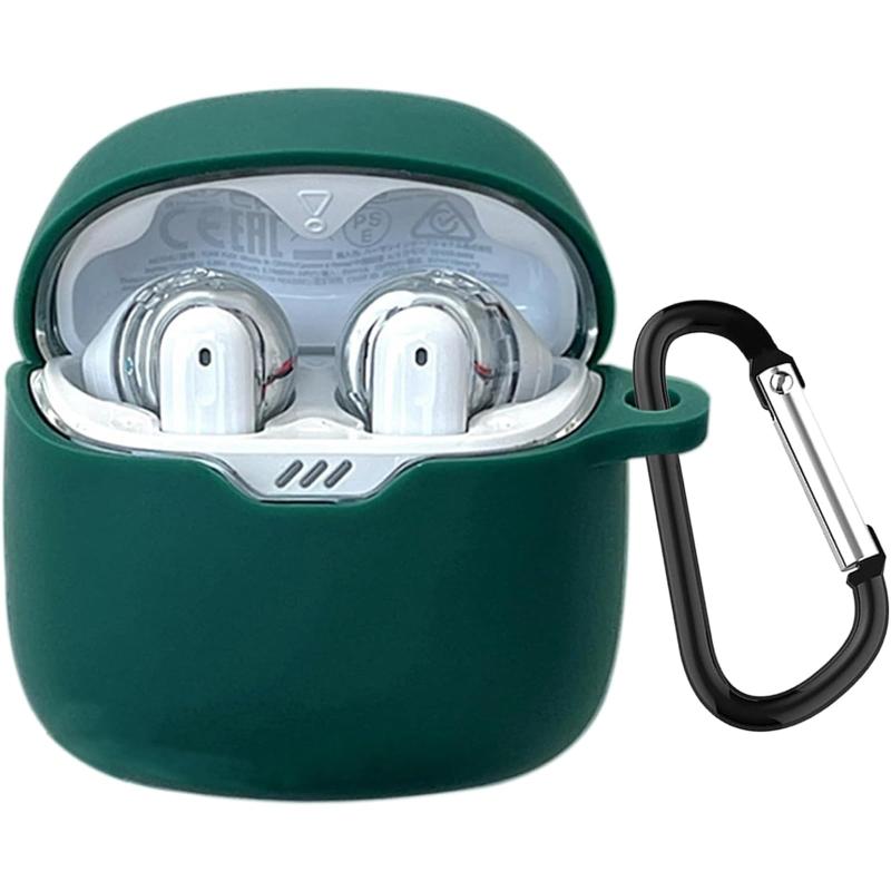 YAODLE For JBL TUNE FLEX ケースシリコン製 全面保護 落下防止 キズ防止 耐衝撃 装着充電可能 軽量小型 カラビナ付き【360°フルシリコン製JBL TUNE FLEX 用保護ケース】柔軟で耐衝撃の高いシリコン素材を...