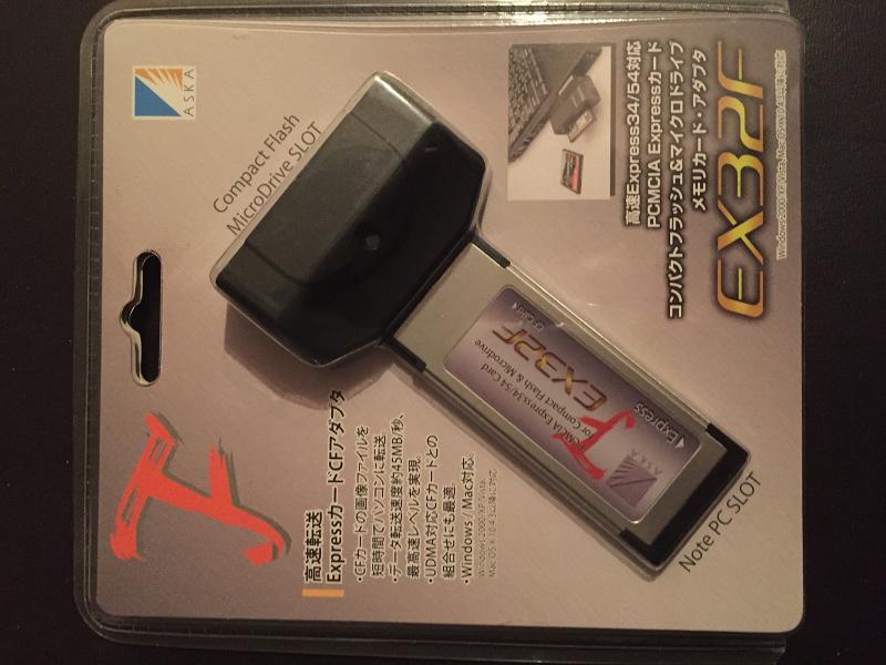 ASKA EX32Fインターフェース：コンパクトフラッシュTypeII / タイプ：アダプタ / OS：汎用