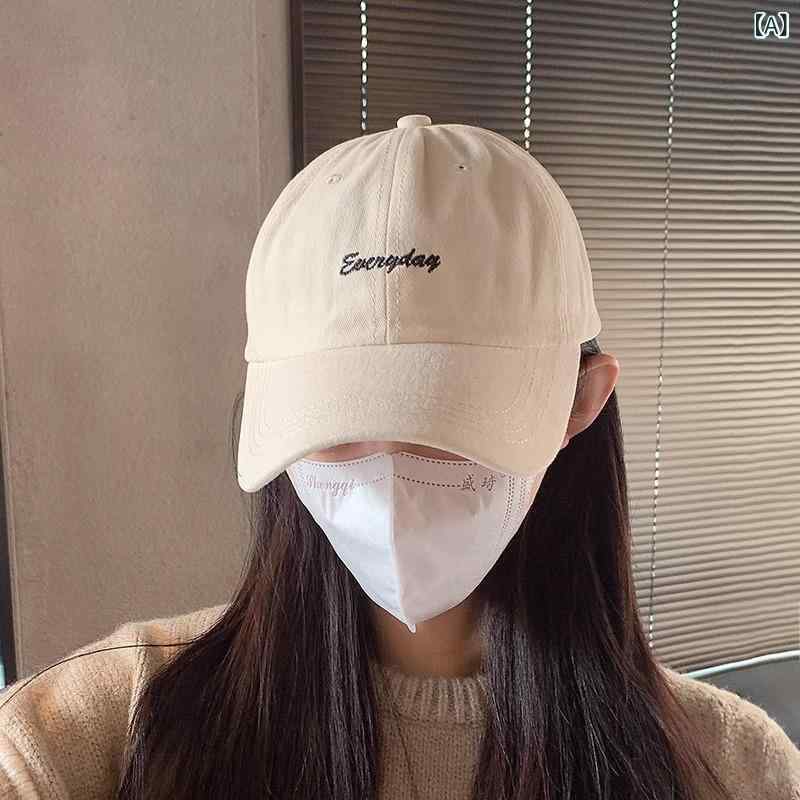・カテゴリ: 棒球帽（ベースボールキャップ）・スタイル: レトロ、中国風、文芸、ブリティッシュレトロ・デザイン: 刺繍（レトロ文体、英字・数字・文字）・帽子の形: 丸型・つばの形状: 広つば・カラー展開: ベージュ、ブラック、カーキ、グレー...