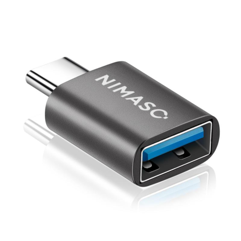 NIMASO USB3.2(Gen2)10Gbps Type C 変換アダプター (USB A メス to Type -C オス) 10Gbps 高速転送 QC3.0 急速充電 Windows 10 / Mac OS/MacBook Air...