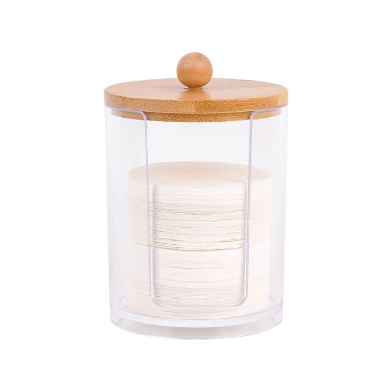 watchget エスプレッソペーパーフィルターホルダー スタンド コーヒーフィルター保存容器 蓋付き コーヒーフィルター 収納 51mm/53mm/54mm/58mm 丸いコーヒーフィルターペーパーに対応【サイズ】本品は2つのサイズから選...