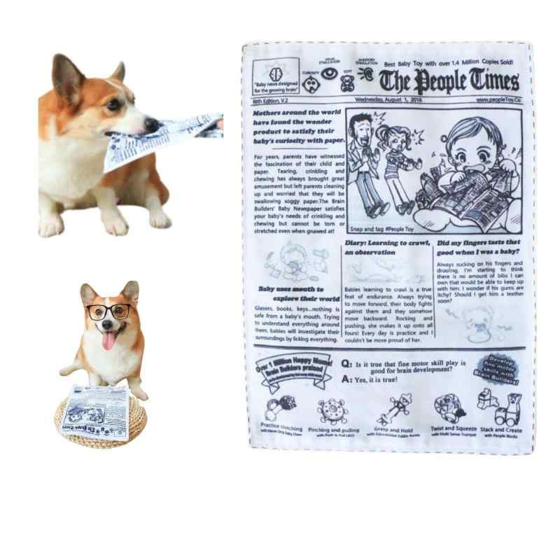 CONFORTEVOLE 犬 おもちゃ 音 噛んでも壊れない犬のおもちゃ 新聞紙風 音が鳴る 愛犬の歯磨き 歯の健康 清潔 ストレス解消 知育玩具安全🙍新聞紙のような見た目と質感 愛犬の好奇心を刺激し、遊びに興味を持続させま...