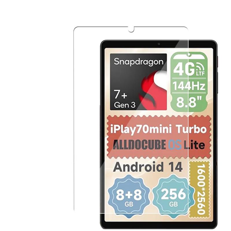 【1枚セット】For ALLDOCUBE iPlay 70 mini Ultra フィルム ディスプレイ保護フィルム 強化ガラスフィルム 【SHANCHI】8.8インチ フィルム 自動吸着 2.5Dラウンドエッジ加工 気泡防止/指紋防止/耐...