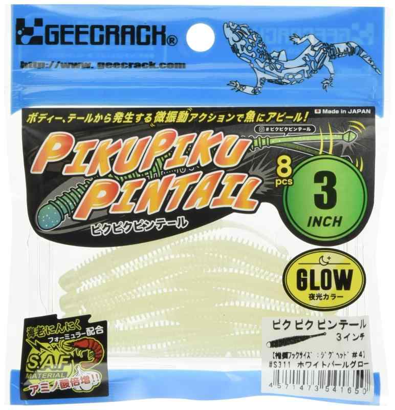 ジークラック(GEECRACK) ワーム ピクピクピンテール 3インチ