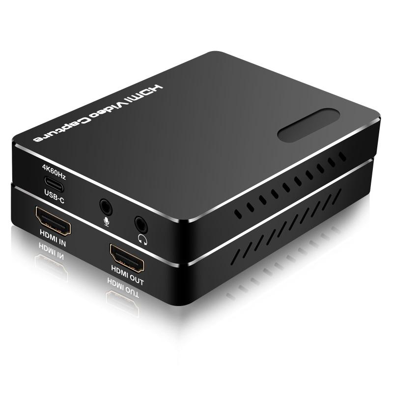 ACHAVE Hdmi キャプチャカード USB 3.1、4K60 HDMI2.0 ビデオキャプチャカード VRR HDR、2K144FPS 1080P240FPS、MJPEG/YUY2/NV12/I420/XRGB/P010、超低レイテン...