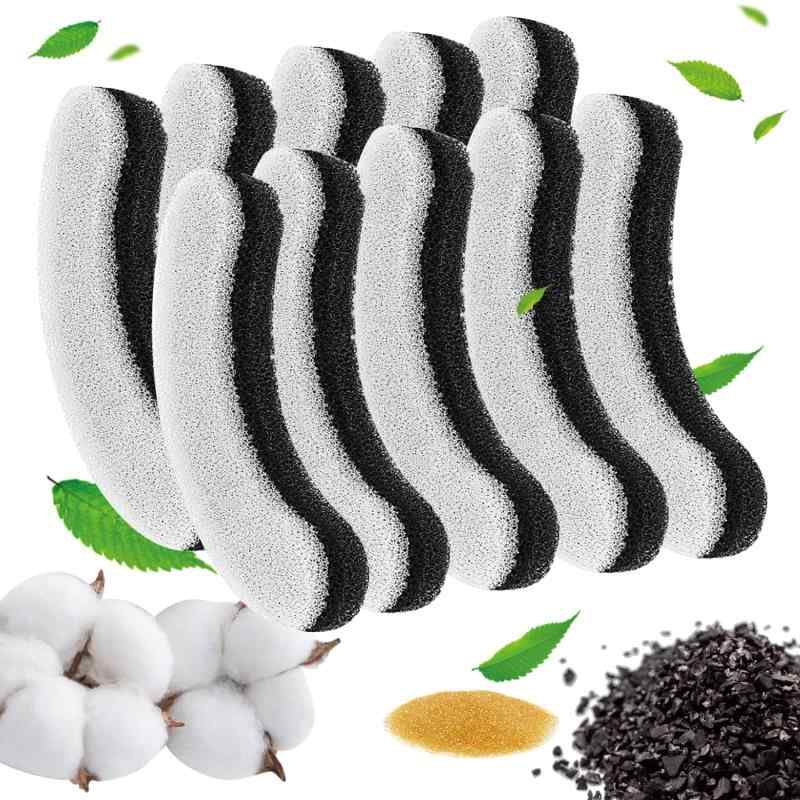 猫 給水器 フィルター 【昇級版】 猫水飲み器 交換用フィルター 犬 給水機 軟水化フィルター ペット自動給水器に適用 活性炭 イオン交換樹脂 三重濾過😸【製品昇級】従来の製品より5mm厚くなり、ペットに新鮮で清潔な水を供給...