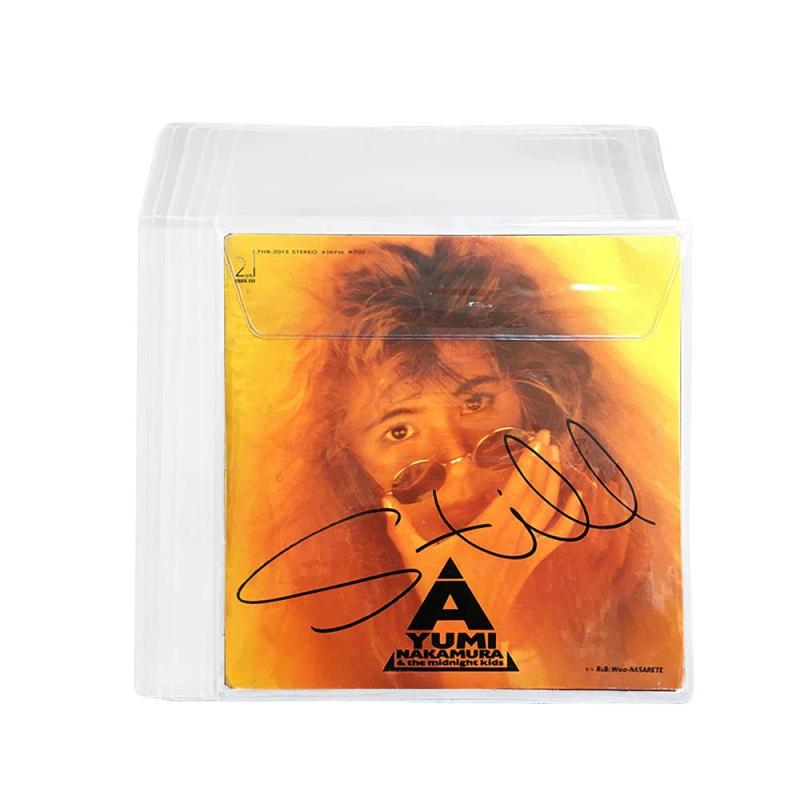 MayRecords 10枚入 7 10 12インチLPレコード保護ジャケット 外袋 透明ビニールカバー ケース 厚み0.25mm 防水 静电防止 PVC 裏フタ付き安全無味なPVC素材にしています、超厚くて防水保護ジャケット、再利用可能で...