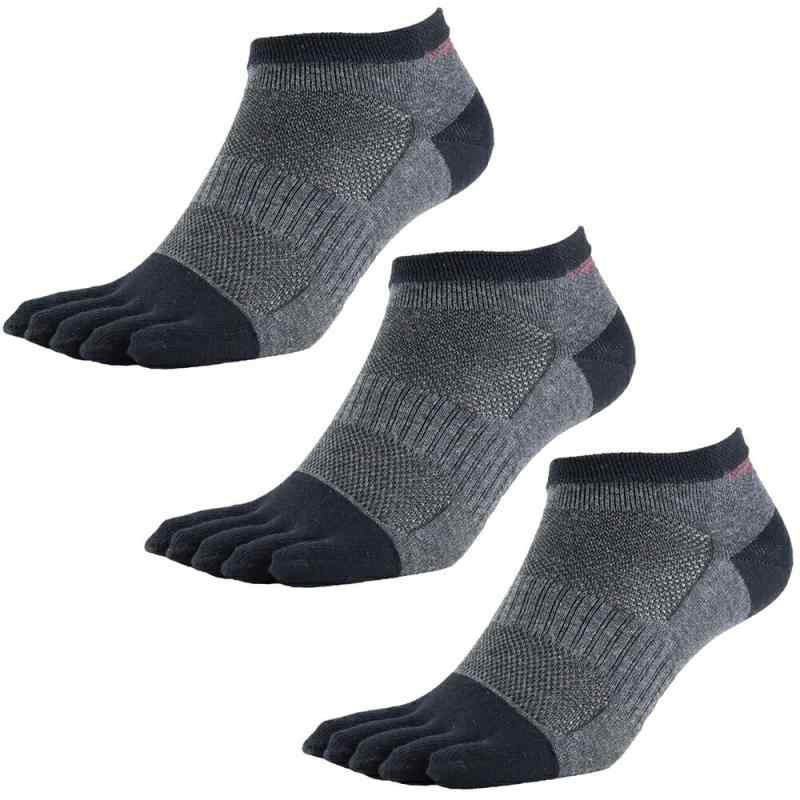 [アスカ] 5本指ソックス くるぶしが隠れる ショート丈 メンズ