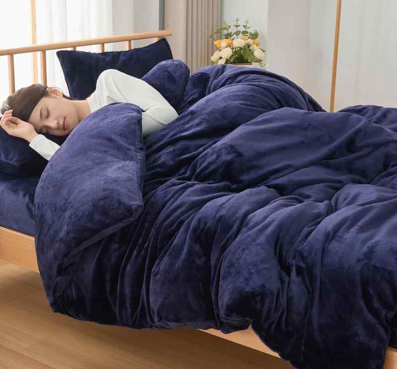 fuwawa 掛け布団カバー 冬 あったか 羽毛布団カバー 毛布カバー フランネル 極暖 厚手 極細マイクロファイバー 毛布にもなる掛け布団カバー 静電気防止 抗菌防臭 蓄熱保温 洗える 速乾 全開【あったか接触温感フランネル】超極細繊維の...
