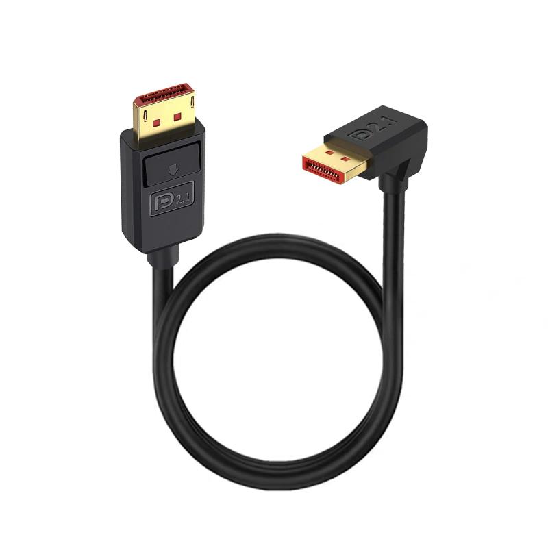 Duttek 16K DPケーブル 短い, DisplayPort 2.1ケーブル50cm、DP2.1規格オスオスケーブル40GbpsビデオDisplayPortサポート16K@30Hz、8K@120Hz、HDR、HDCP2.2、ARC D...