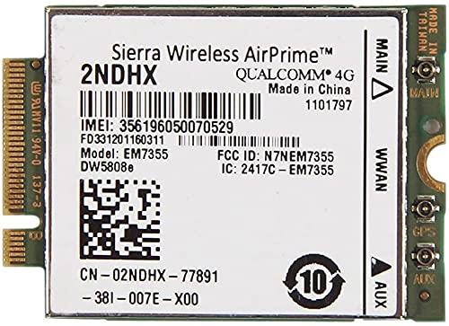 Wireless dw5808e 5808e em7355 4G LTE Sierra Wireless airprime Gobi5000 Wireless WAN WWAN Card 2ndhx For Dell Venue 8 Pro...
