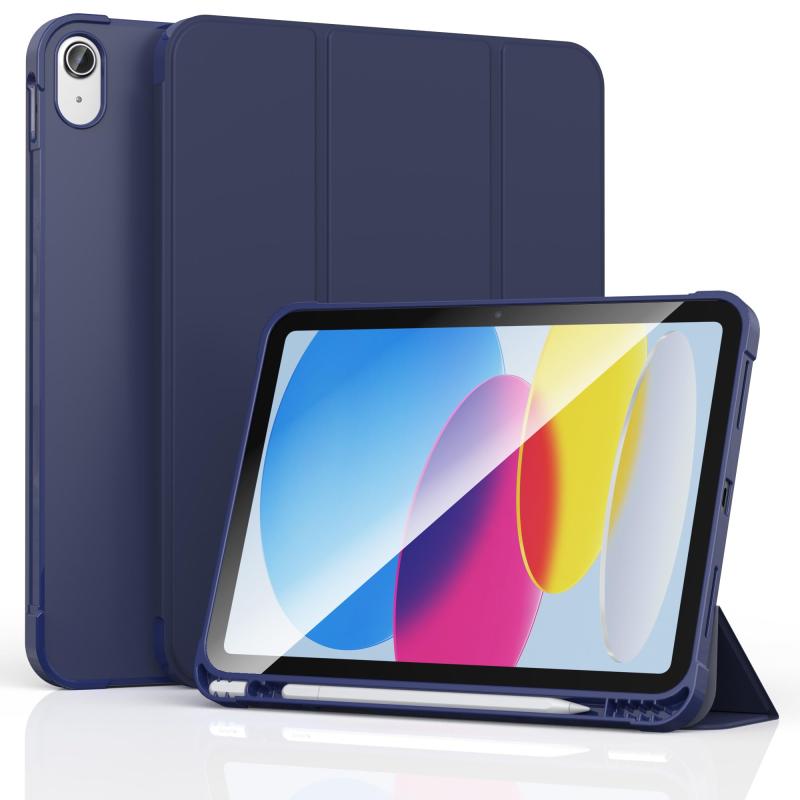 for iPad 11世代/10世代 ケース 対応 iPad（A16）11インチ 2025/10.9インチ 三つ折り スタンド スマートカバー 耐衝撃 薄型軽量 全面耐衝撃【多機種精確適合】iPad 11世代（11インチ、2025モデル/A...