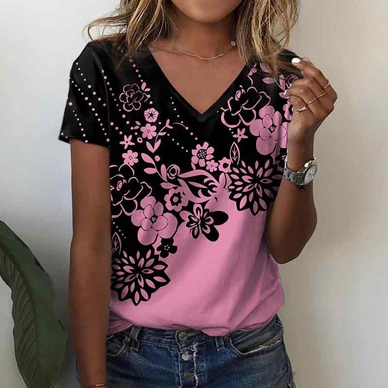 ・カテゴリ: Tシャツ・スタイル: 通勤風・主な素材: ポリエステル・柄: 3D効果・袖丈: 短袖・ネックライン: Vネック・フィット感: ルーズフィット・丈: 普通丈・袖型: 標準・カラー展開: 複数色・サイズ展開: XXS,XS,S,M...