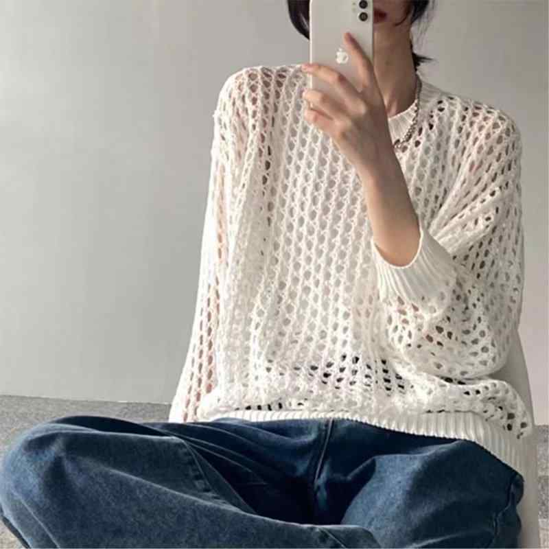 ・カテゴリ: 毛衣・スタイル: 甜美风、舒适休闲・主な素材: 羊毛・主素材含有率: 95%以上・厚み: 通常・組み合わせ: 単品・デザイン: セットインスリーブ・フィット: ルーズ・袖丈: 長袖・流行要素: 破れ・ネックライン: ラウンドネ...