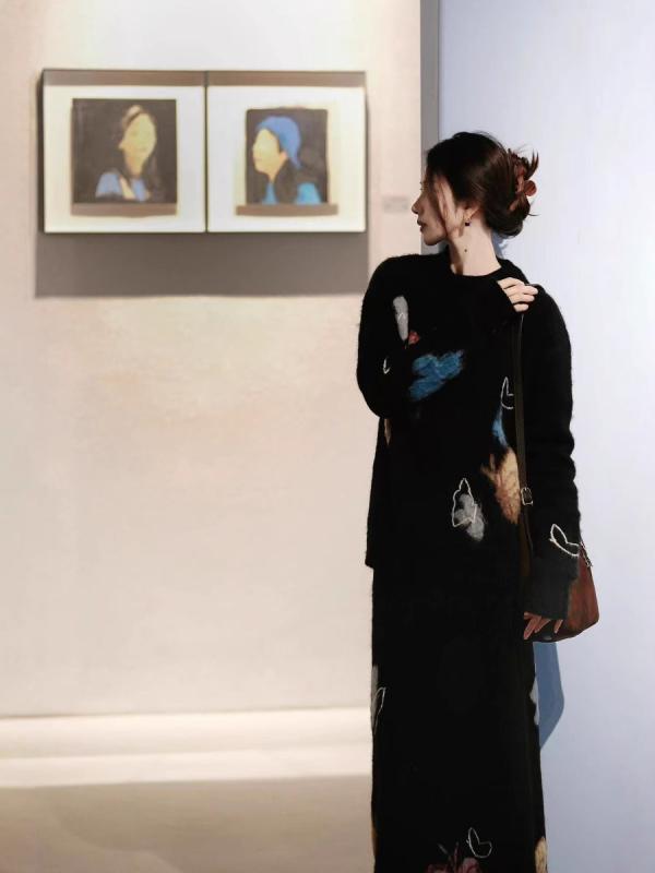 ニット セーター レディース 春 ニットソー ジャガード 切り替え 長袖 ゆったり フランス風 柔らかめ フェミニン きれいめ カジュアル 普段着 デイリー・カテゴリ: ニット・厚さ: 普通・セット内容: ツーピース・スタイル: ベーシック...