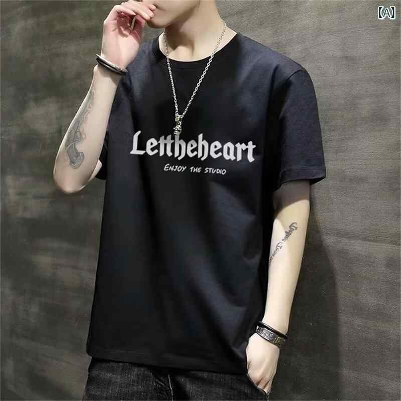 ・カテゴリ: Tシャツ・スタイル: カジュアル・主な素材: ポリエステル・柄: アルファベット・フィット感: ゆったり・対象年齢: 18-24歳・ネックライン: クルーネック・袖丈: 短袖・フード: なし・厚み: 薄手・袖型: 標準・カラー...