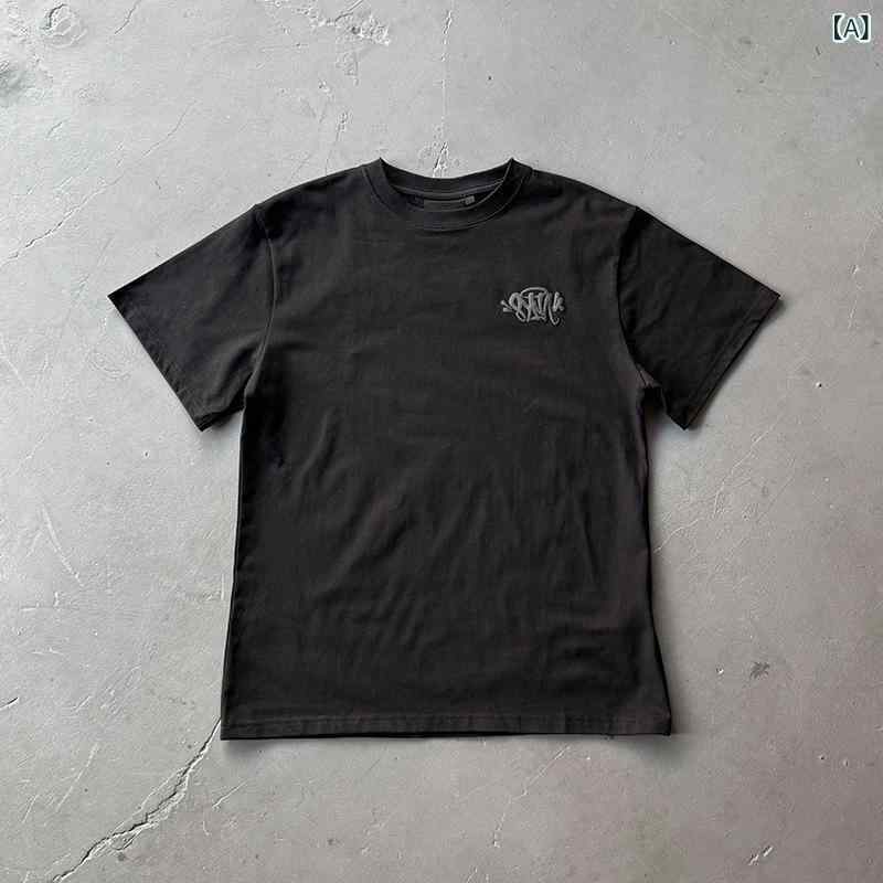 ・カテゴリ: 短袖Tシャツ・スタイル: ヒップホップ・柄: 字母・版型: ゆったり・袖丈: 短袖・厚み: 普通・主な素材: 綿96%以上・素材名: 純綿・加工: プリント・カラー展開: ブラック、ホワイト・サイズ展開: S、M、L、XL・重...