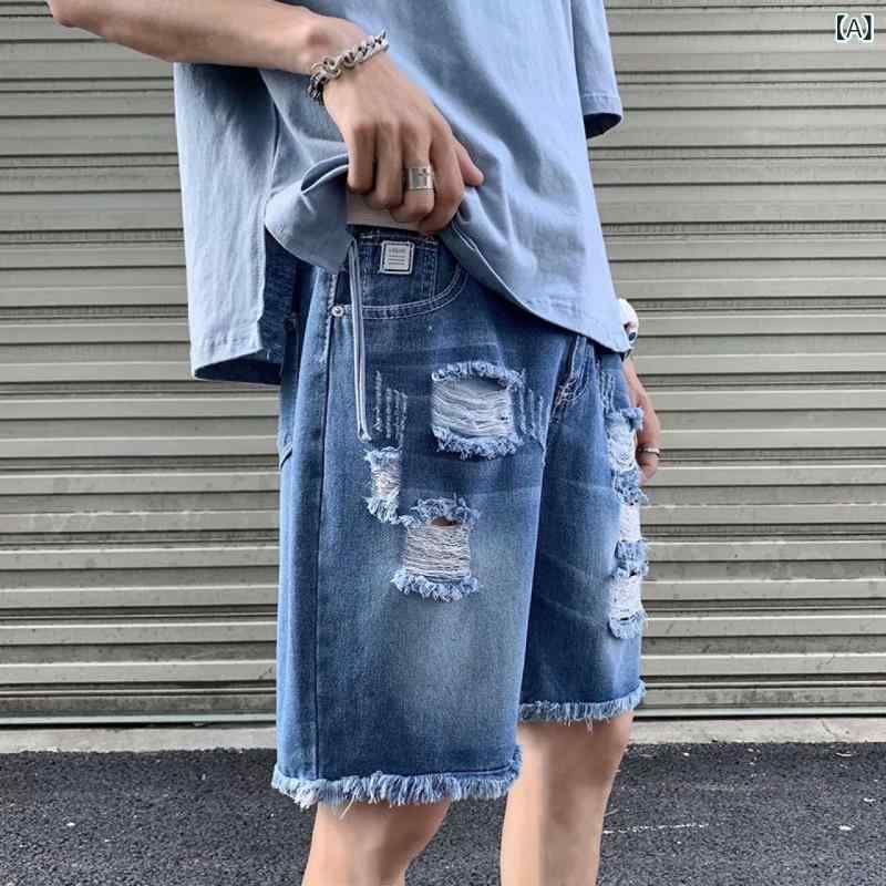 ・カテゴリ: 牛仔裤・スタイル: 欧米・主な素材: 綿80%・パンツタイプ: 直筒型・加工: 水洗・パンツ丈: ミドル丈・ウエスト位置: ミドルウエスト・厚み: 普通・シーン: カジュアル・ディテール: 多ポケット・伸縮性: 微弾・裾デザイ...