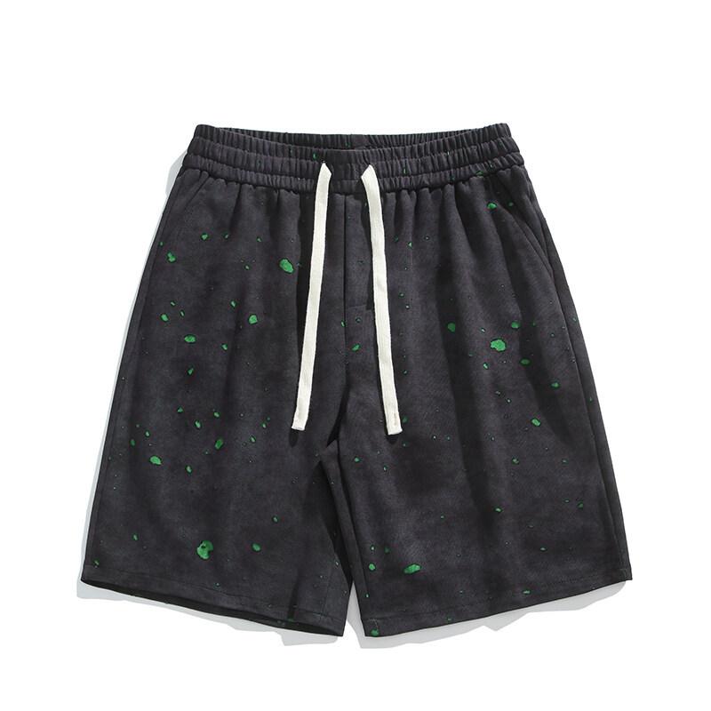・スタイル: アメリカン・レトロ・厚み: 薄手・パンツ丈: 5分丈/ミドル丈・上衣スタイル: Tシャツ・袖丈: 短袖・フード: フードなし・素材名: コットン混紡・主素材: コットン50.2%、ポリエステル49.8%・使用シーン: カジュア...