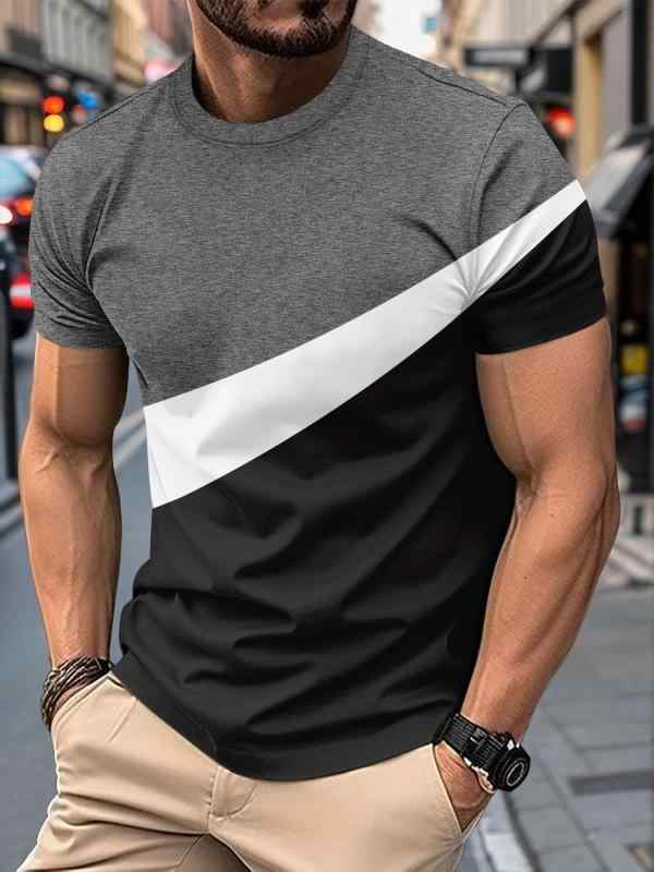 ・カテゴリ: Tシャツ・スタイル: 軽熟休闲・主な素材: 聚酯纤维（涤纶）91-95%・袖丈: 短袖・柄: 純色・カラー展開: 白色、灰色、酒红色、军绿色、土黄色、天藍色・サイズ展開: S、M、L、XL、XXL・ネックライン: 圆领・版型:...