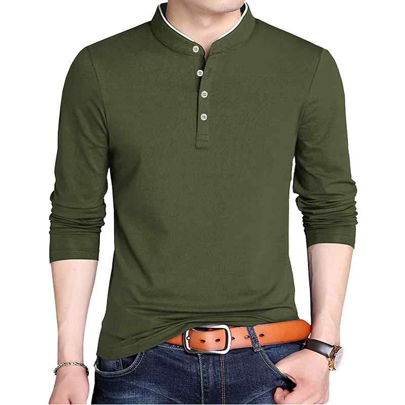 ・カテゴリ: Tシャツ・スタイル: ビジネスカジュアル・主な素材: 綿80%・柄: 無地・パターン: ツートンカラー・版型: スリムフィット・袖丈: 長袖・袖型: 標準・ネックライン: スタンドカラー・カラー展開: ホワイト、グレー、ブラッ...