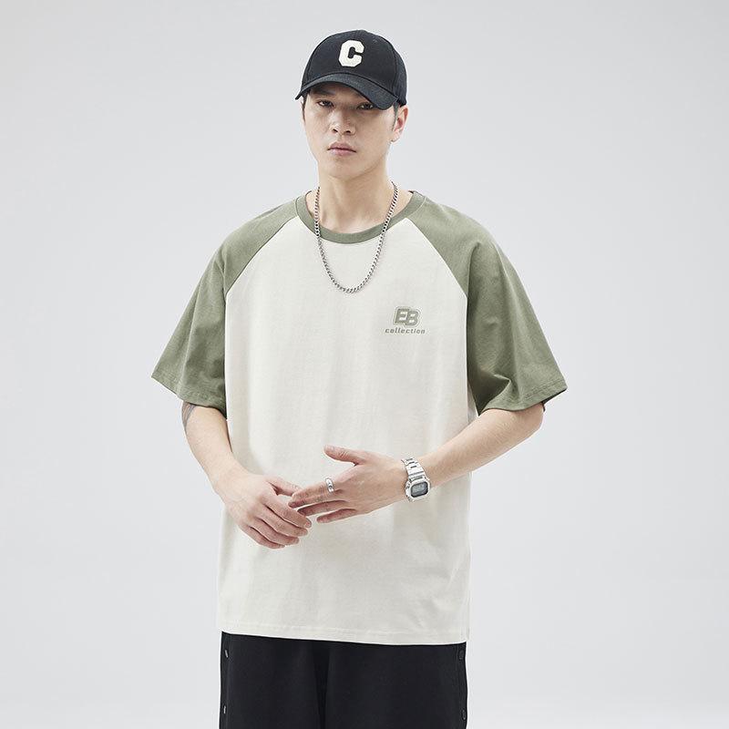 ・カテゴリ: Tシャツ・スタイル: 韓版・主な素材: 綿100%・柄: 拼色・版型: 宽松型・袖丈: 短袖・ネックライン: 丸首・厚さ: 普通・カラー展開: 咖色、宝藍色、果緑・サイズ展開: M、L、XL、2XL、3XL、4XL・重量: 2...
