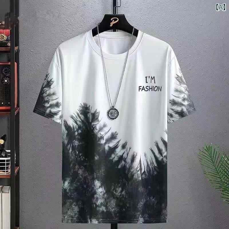 ・カテゴリ: Tシャツ・スタイル: 韓版・主な素材: ポリエステル繊維（ポリエステル）96%・柄: 字母・版型: 直筒型・スタイル詳細: 印花・ネックライン: 丸首・袖丈: 短袖・袖型: 通常・厚み: 薄手・カラー展開: 森林-ブラック、森...