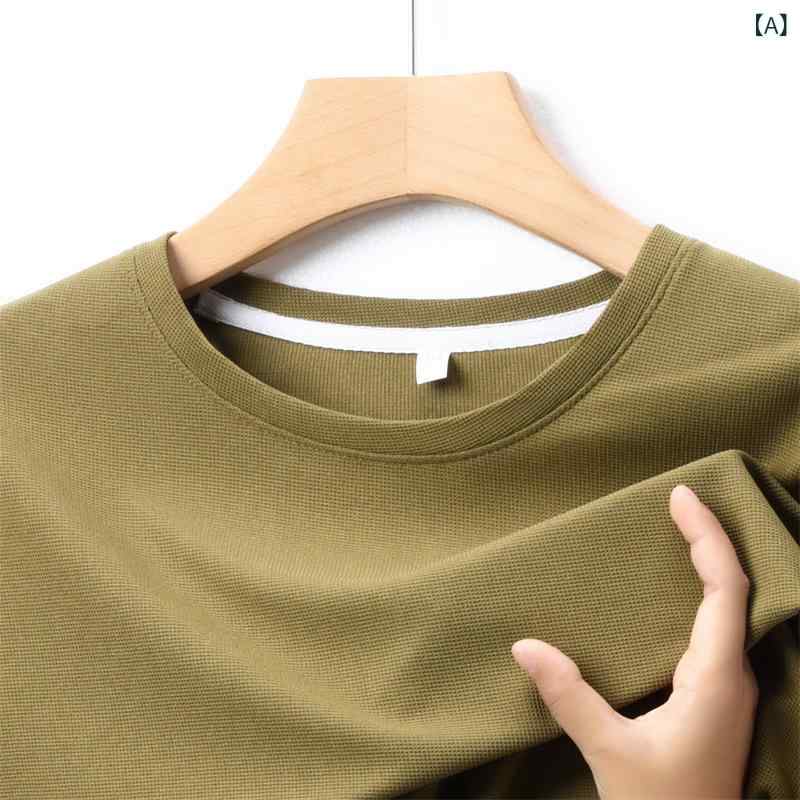 ・カテゴリ: Tシャツ・スタイル: ファッショナブル・主な素材: ポリエステル96.4%、スパンデックス3.6%・パターン: 無地・フィット: スリム・ネックライン: クルーネック・袖丈: 長袖・フード: フードなし・厚み: 普通・袖型: ...