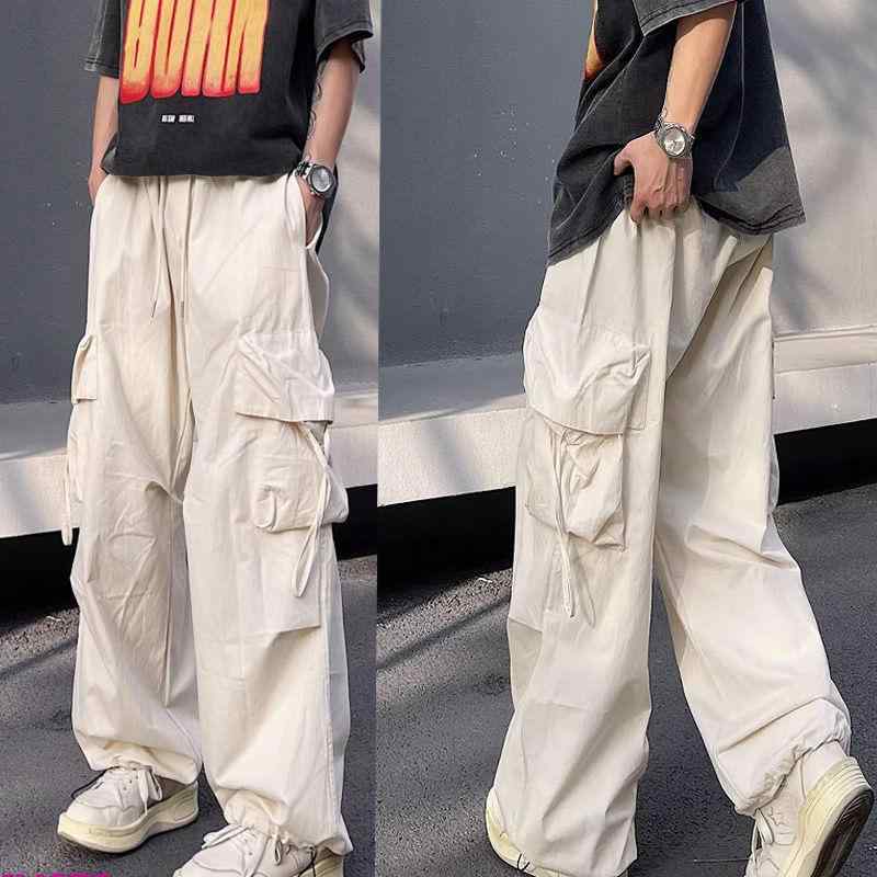 ・スタイル: 美式復古・カテゴリ: 運動レジャーパンツ・款式: 長筒パンツ・パンツ型: 直筒型・パンツ長: 長パンツ・腰型: 中腰・パンツドア襟: 系縄閉襟・厚さ: 普通・柄: 単色・主な素材: ポリエステル95%以上・適用シーン: レジャ...