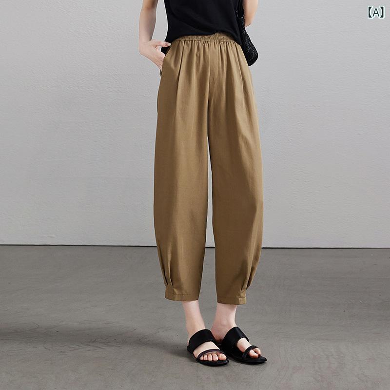 ・カテゴリ: 休闲裤・スタイル: 休闲风・主な素材: 綿50-70%・素材2: ポリエステル30%以下・形状: 直筒型・パンツ丈: 九分丈・ウエスト: 高腰・厚み: 薄手・流行要素: 做旧加工・カラー展開: 深カーキ、米杏色、紫・サイズ展開...