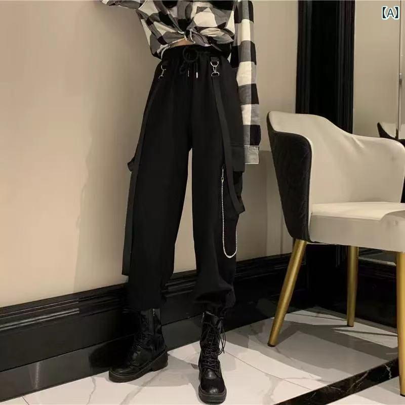 ・カテゴリ: 工装パンツ・スタイル: 街頭、嘻哈風・主な素材: ポリエステル90-95%・パンツタイプ: スリムフィット・パンツ丈: ニーパンツ・ウエスト: ハイウエスト・厚み: 薄手・流行要素: サスペンダー・カラー展開: ブラック・サイ...